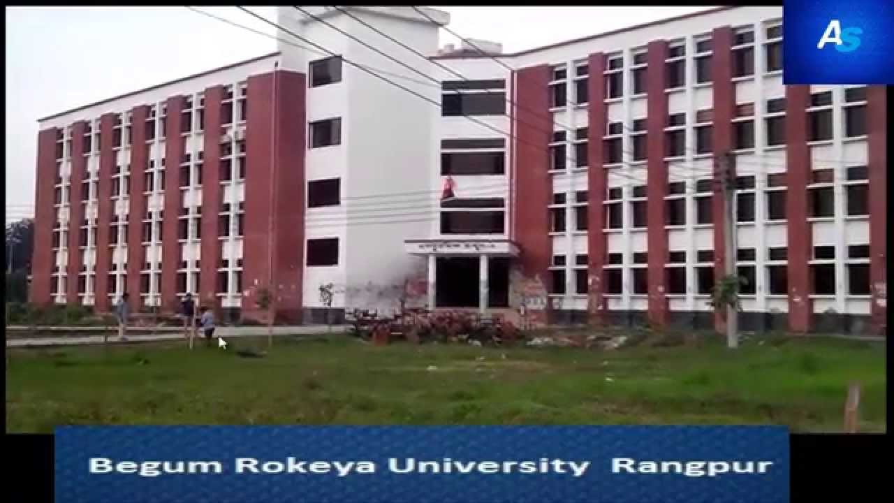 Begum Rokeya University,Rangpur - YouTube