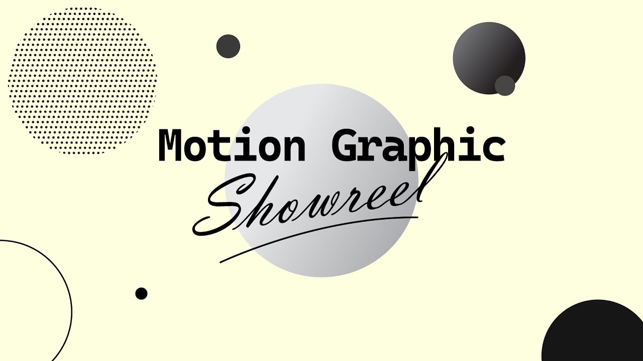 Motion Graphic Showreel - YouTube