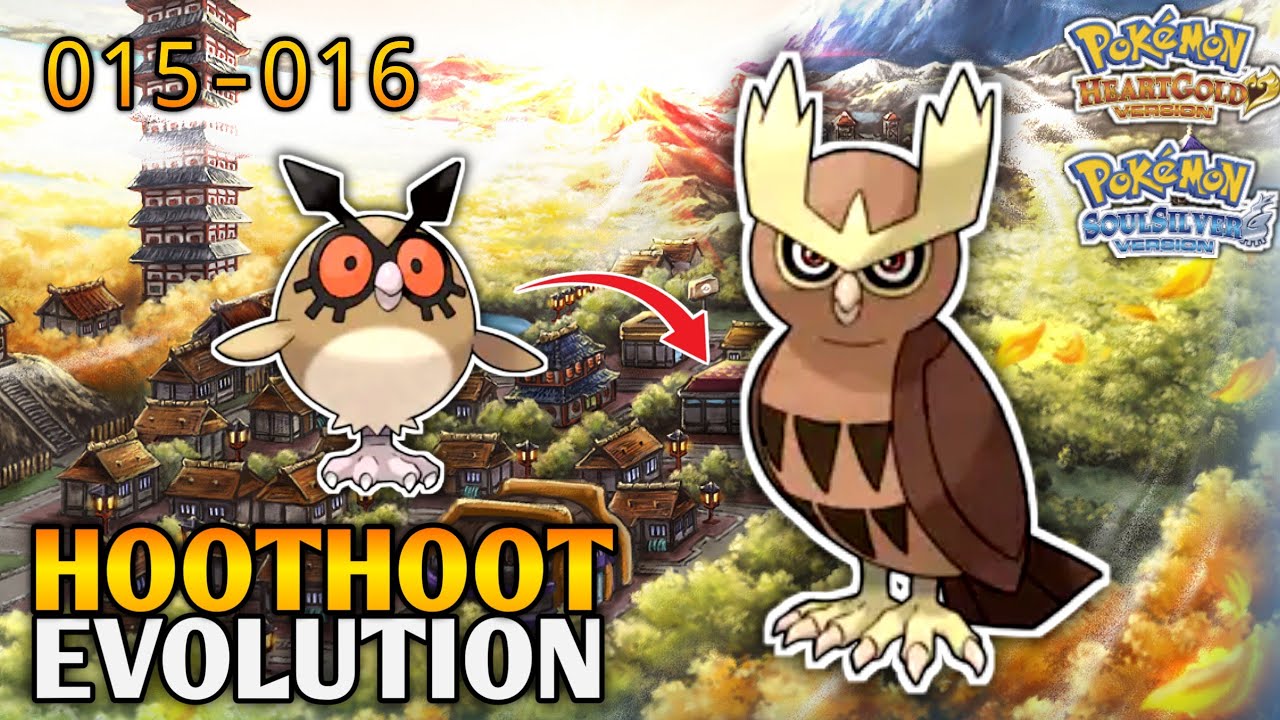 Hoothoot Evolution Soul Silver