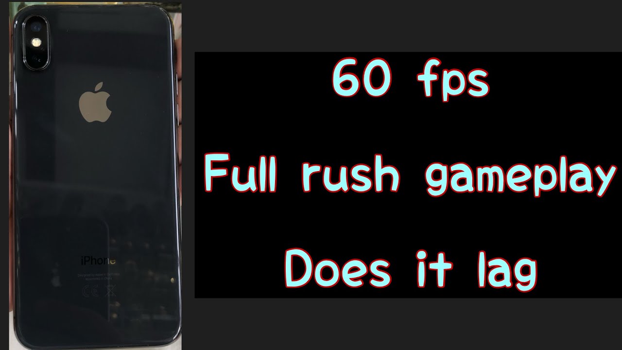 iPhone X game play full gyro four four finger boot camp video - YouTube