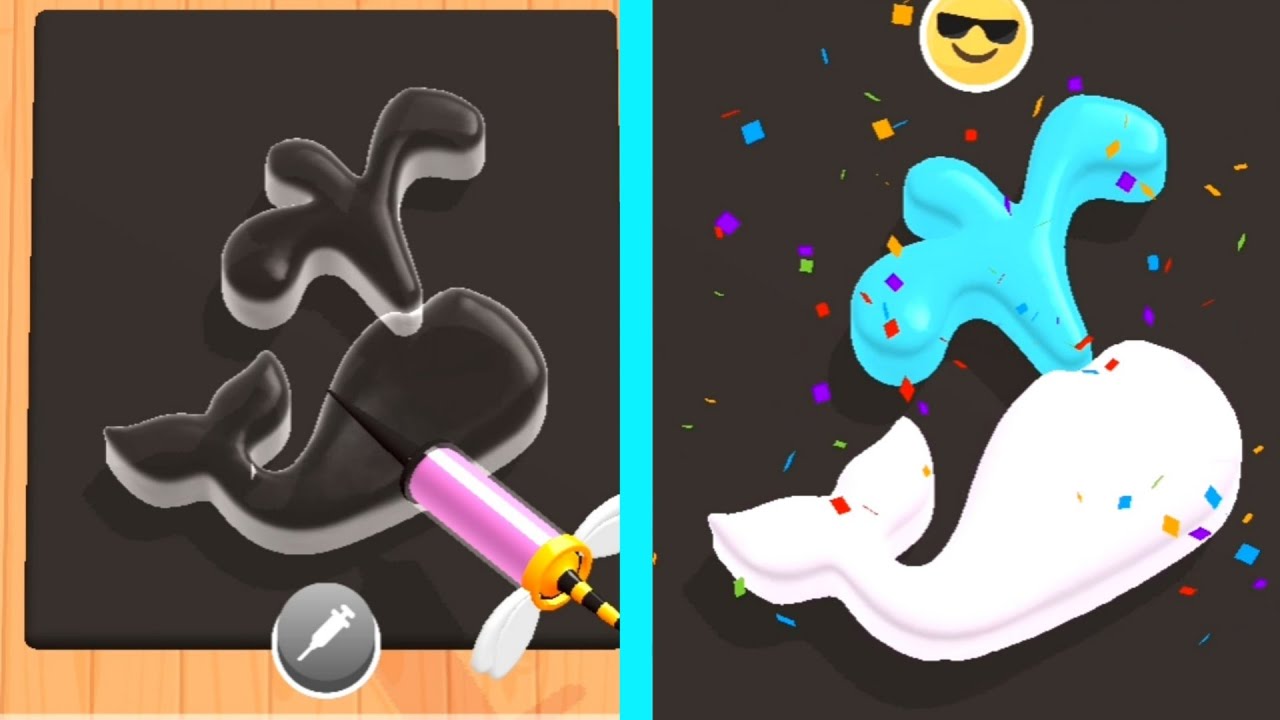 Jelly Dye - Gameplay All Levels Part 5 | 10-11 Level [iOS, Android ...