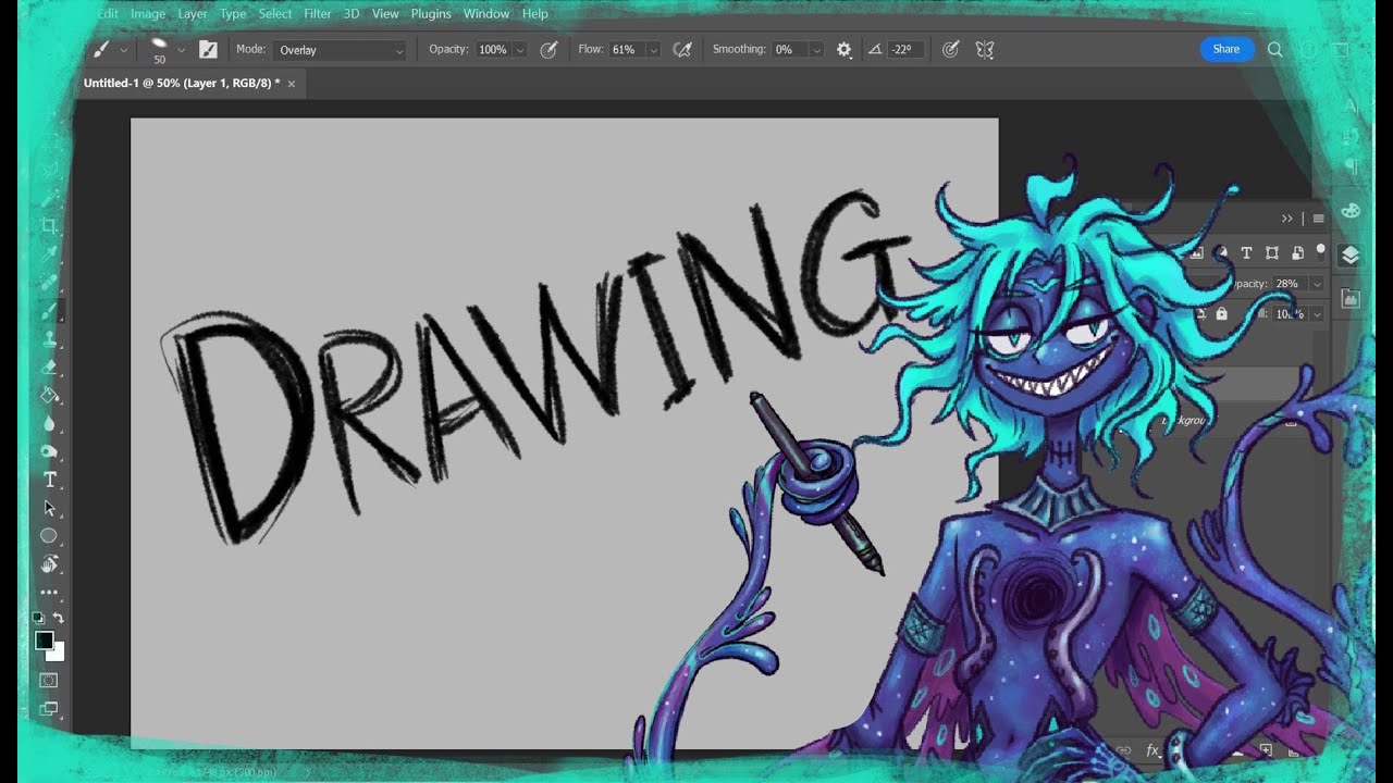 [Camouflage] Drawing Part2 - YouTube