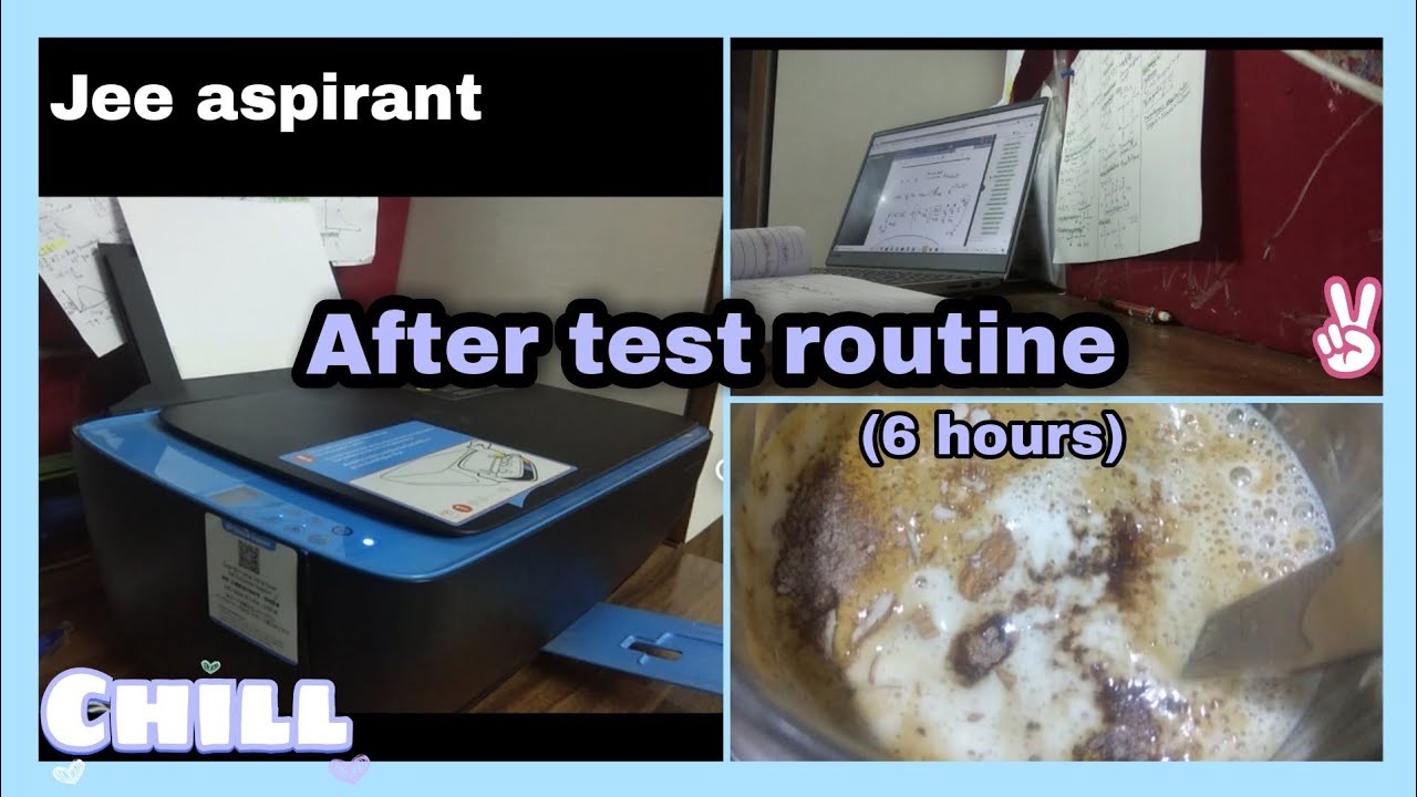 How I chill after a 6 hour test day | After test routine | jee aspirant ...