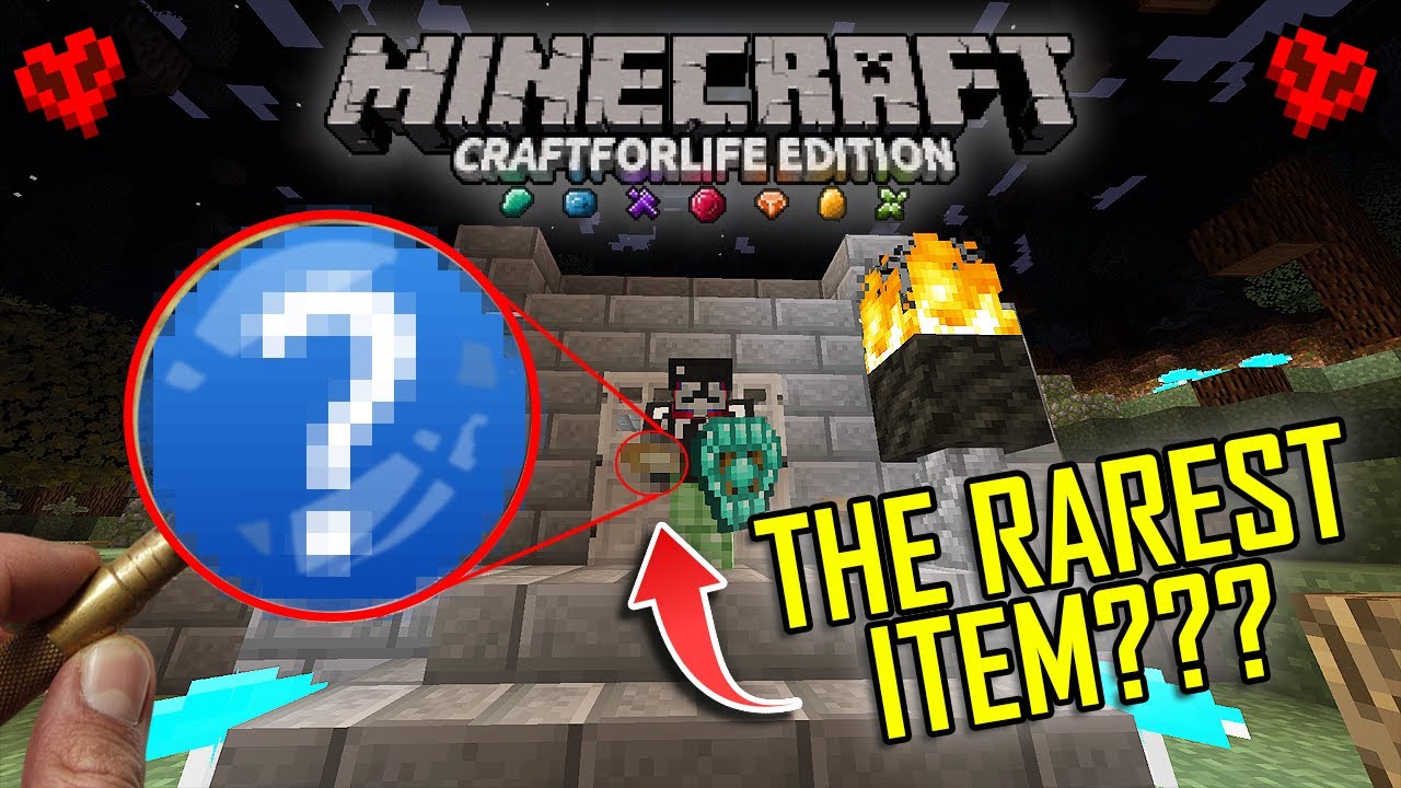 I found the RAREST ITEM in Minecraft... - YouTube