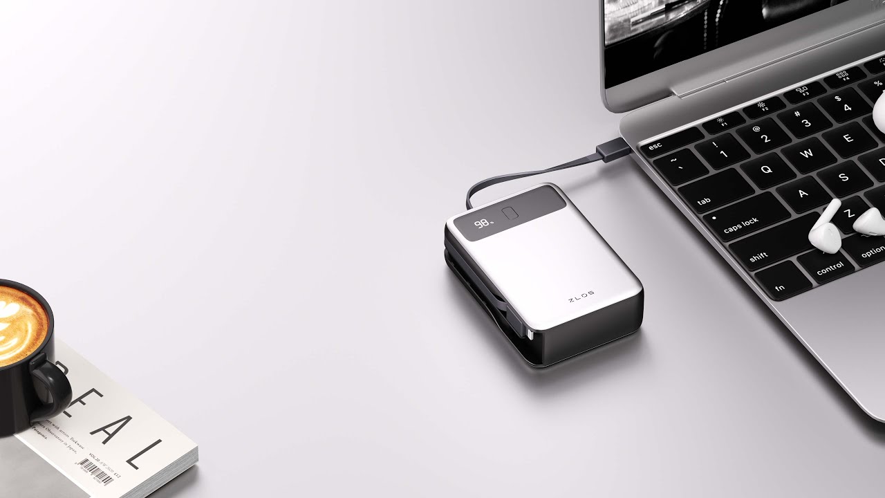 ZLOS CompactPower: 3D Animation - 20000mAh 65W Power Bank with ...
