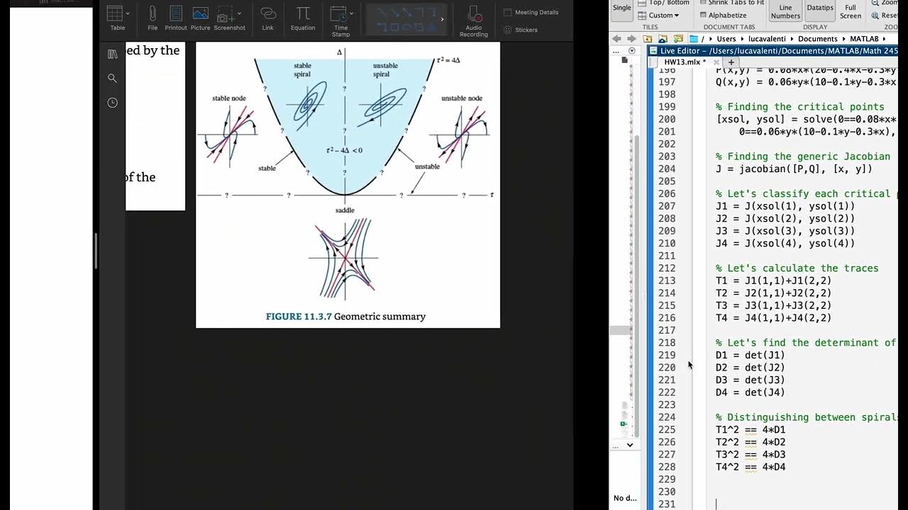 Math245: Chapter 11 4 Ex 11 | Lotka Volterra Model Exploration with ...