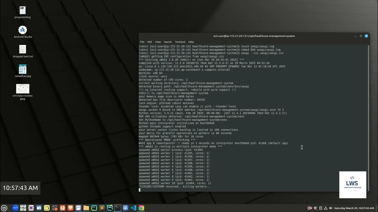 Django Application Deploy using uWSGI configuration | Part 4 - YouTube