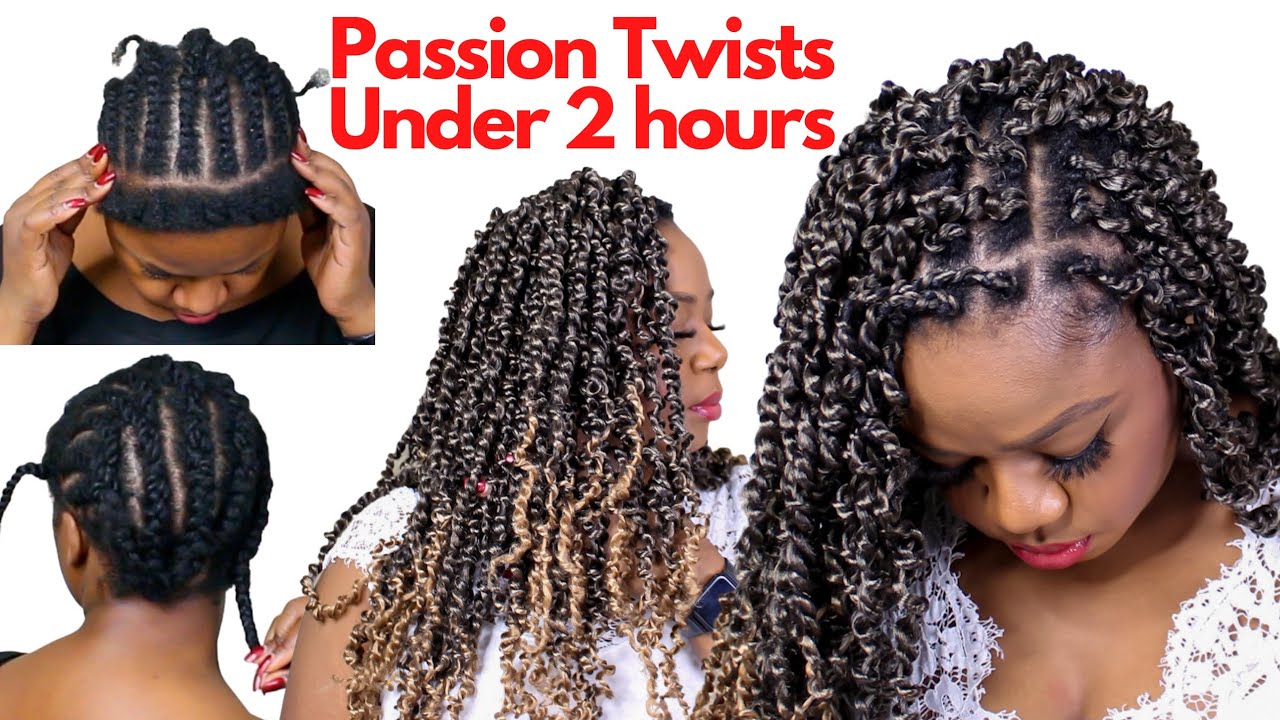 Passion Twists Hairstyles | Quick Crochet Passion Twists | ToyoTress ...