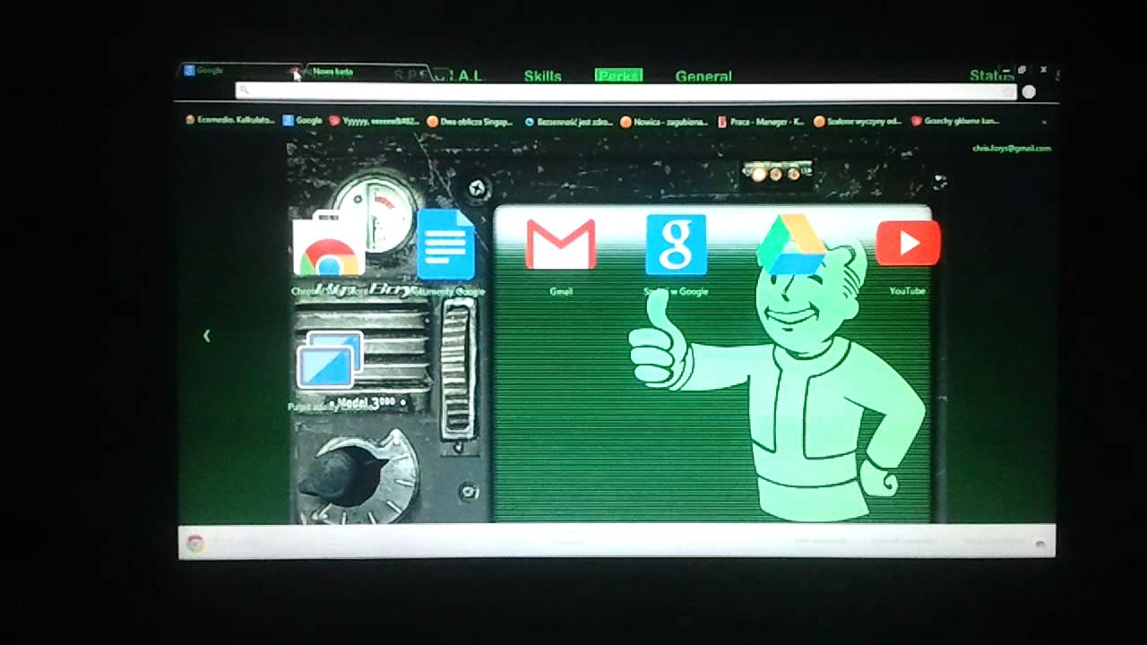 Fallout Theme at Windows7 + Rainmeter plugin. part1 - YouTube