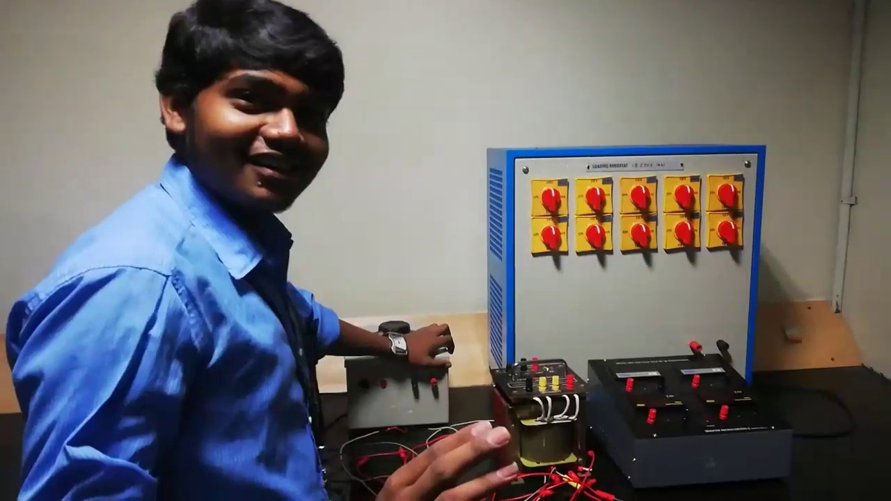 LOAD TEST ON SINGLE PHASE TRANSFORMER WITHOUT WATTMETERS - YouTube