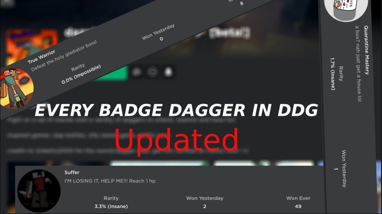 How to get every dagger in dazzling dagger game (updated) - YouTube