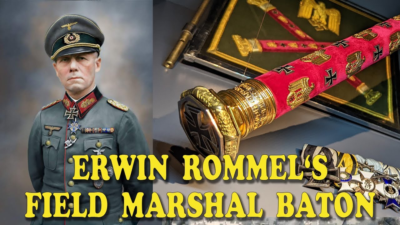 ORIGINAL Erwin Rommel's Field Marshal Baton - YouTube