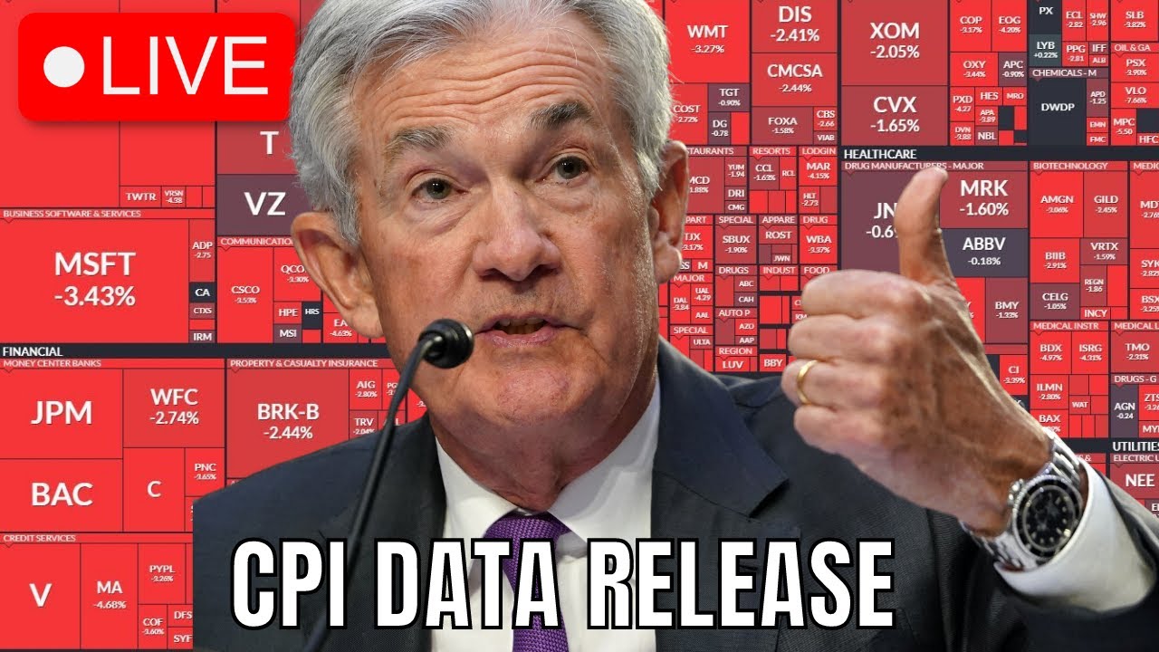 🔴Live: CPI Data Report - Markets Move Stocks, Crypto, Bonds - YouTube
