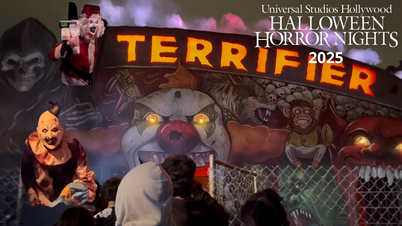 TERRIFIER 2025 HOLLYWOOD UNIVERSAL STUDIOS HALLOWEEN HORROR NIGHTS ...