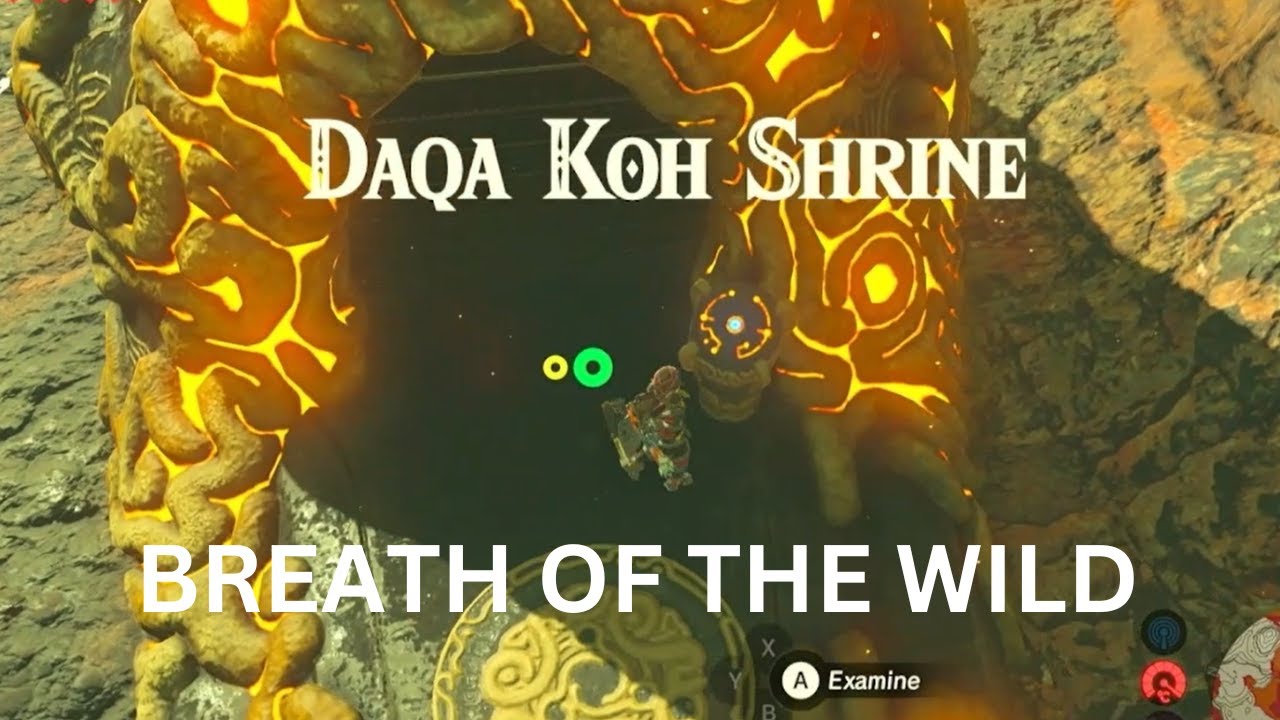 DAQA KOH SHRINE AND TREASURE CHEST - THE LEGEND OF ZELDA - BREATH OF ...