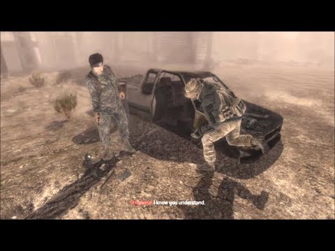 COD MW2 - Captain Price vs General Shepherd In 3rd Person (Behind The ...