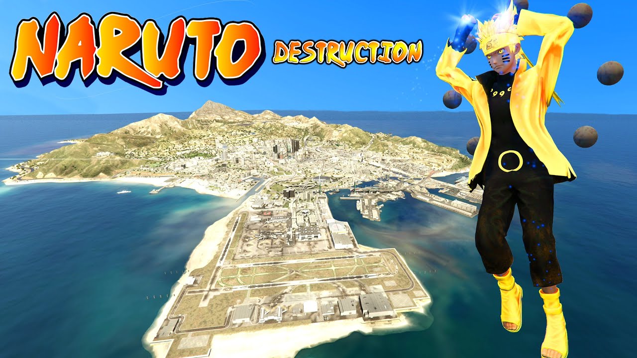 NARUTO DESTRUCTION GTA 5 (TOUS LES POUVOIRS) - YouTube
