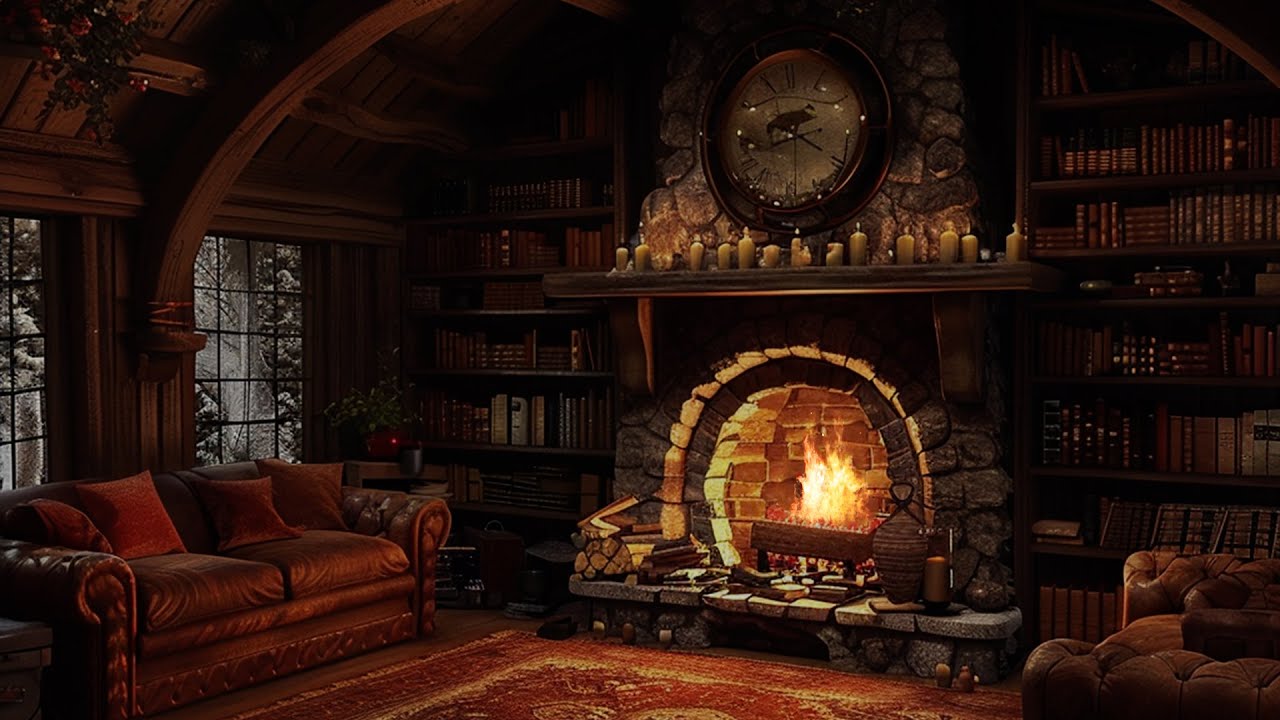 Fireplace Sounds For Sleep | Crackling Fireplace Create the Perfect ...
