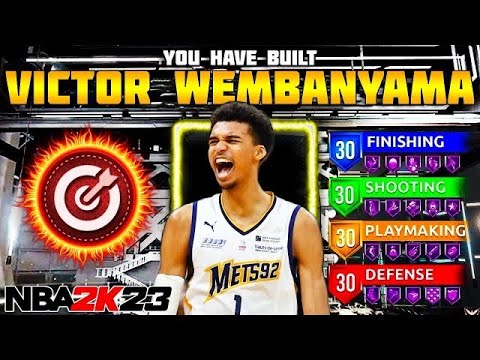 7'4 POST SCORING VICTOR WEMBENYAMA BUILD* THE BEST POST SCORER CENTER ...