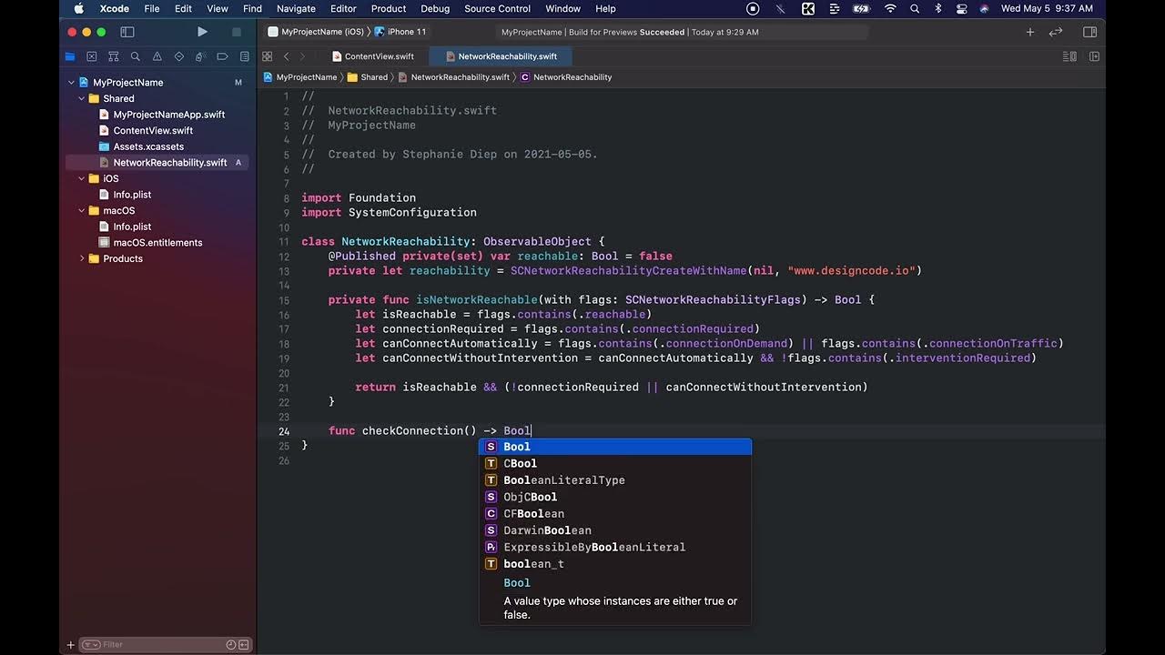[SWIFTUI ADVANCED HANDBOOK] 026 Network connection - YouTube