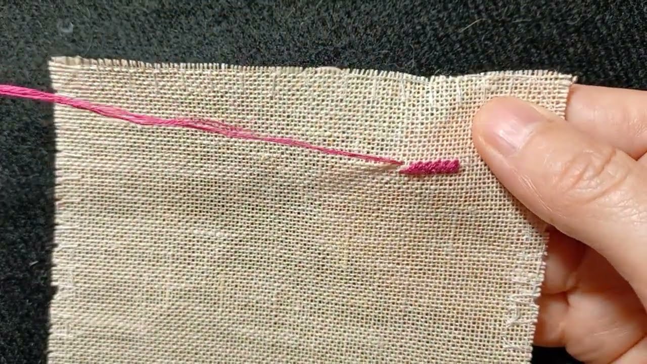 LONG-ARMED CROSS STITCH - YouTube