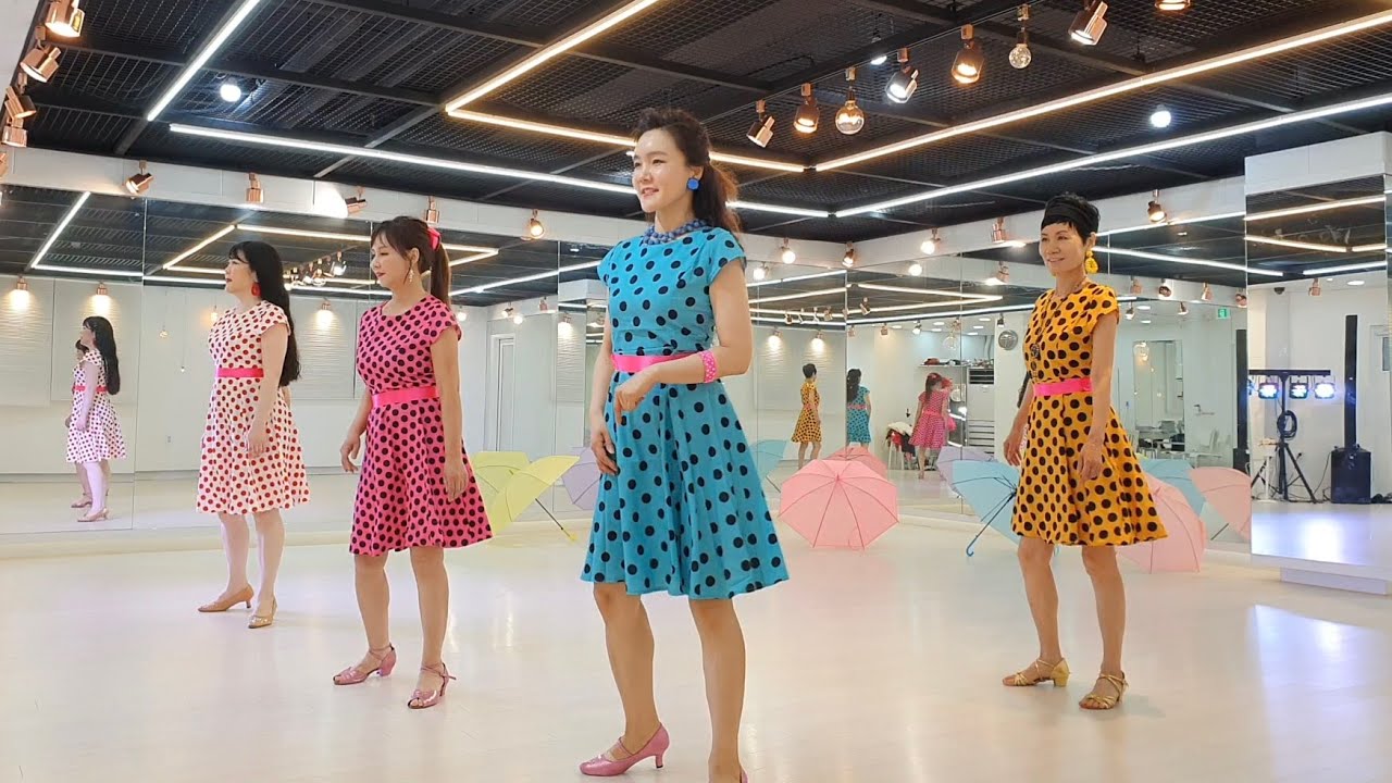 Sunshine in the rain| teach line dance Withus Korea - YouTube