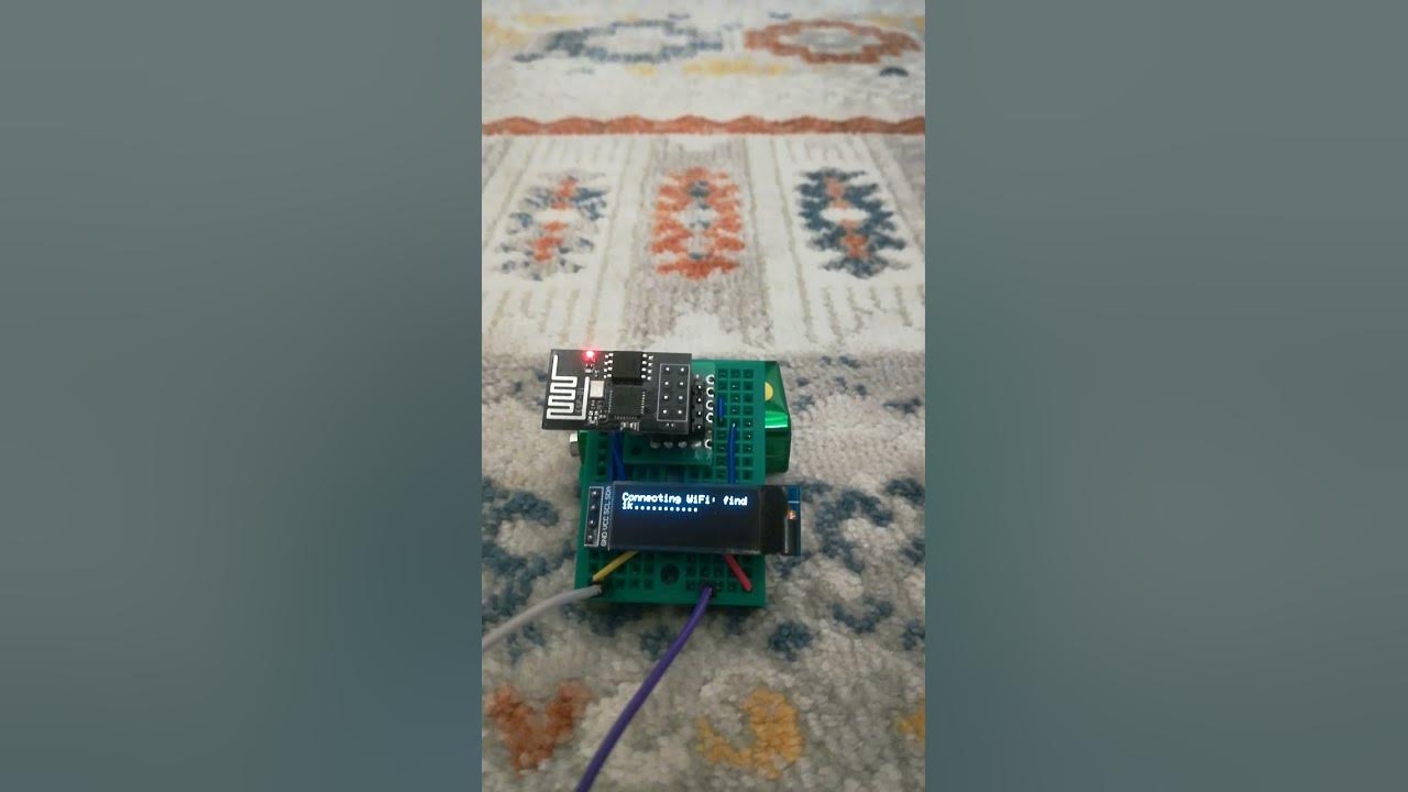 Esp01 091 Inch Oled Display Youtube Subscriber Counter Diy Esp8266 Oleddisplay