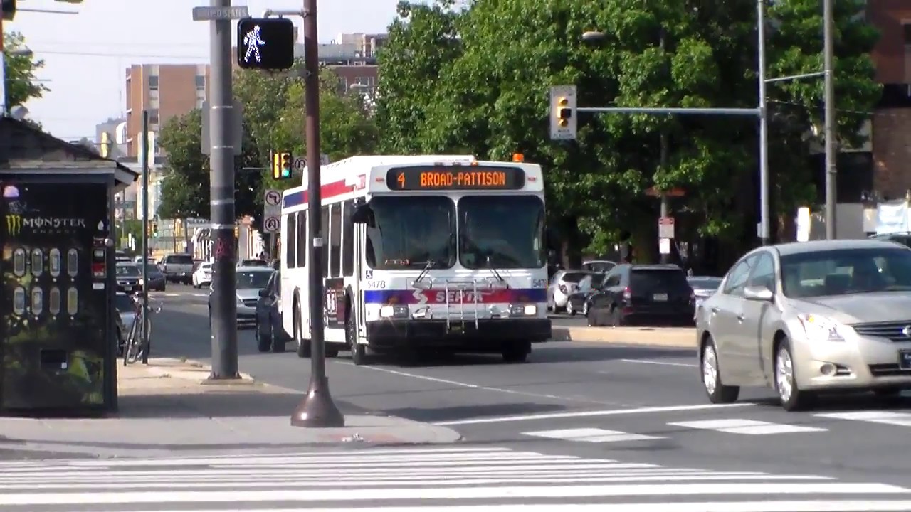 SEPTA BUS: NEW FLYER D40LF 5478 ON ROUTE: 4 - YouTube