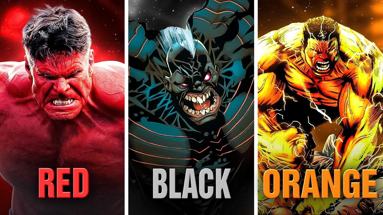 ALL 12 Hulk COLORS Explained! - YouTube