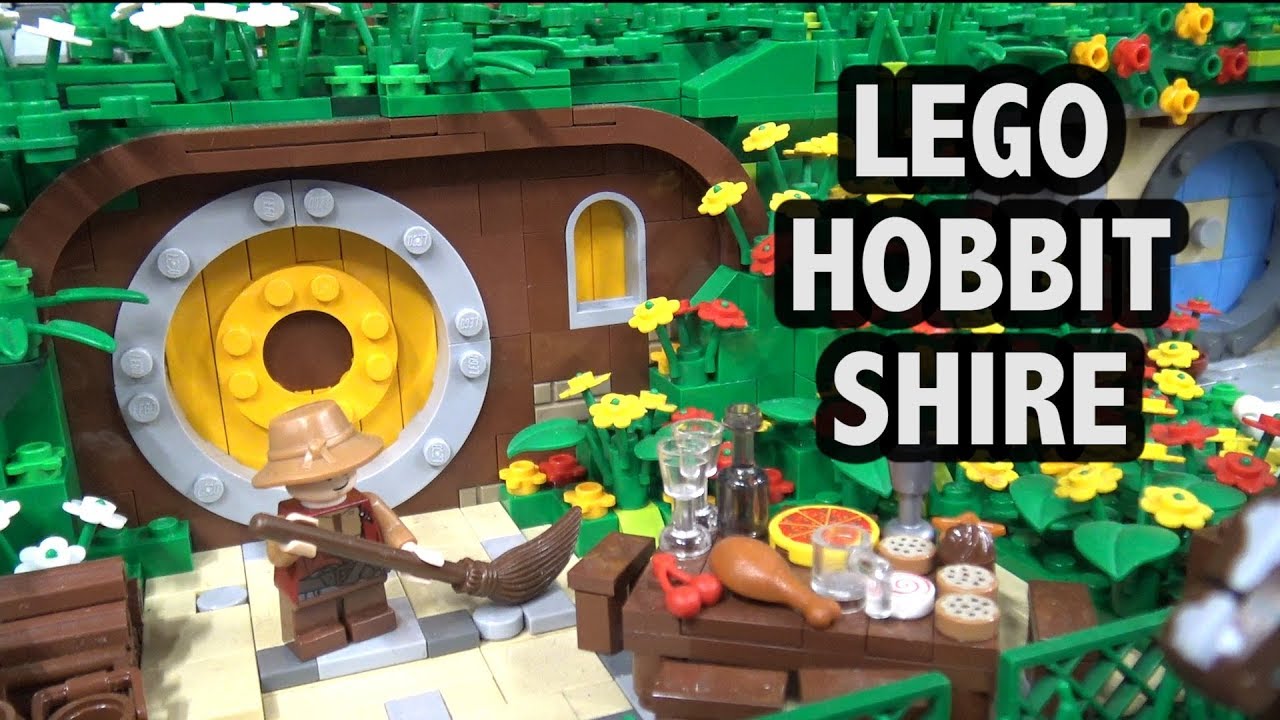 Custom LEGO Hobbit Shire and Green Dragon Inn - YouTube