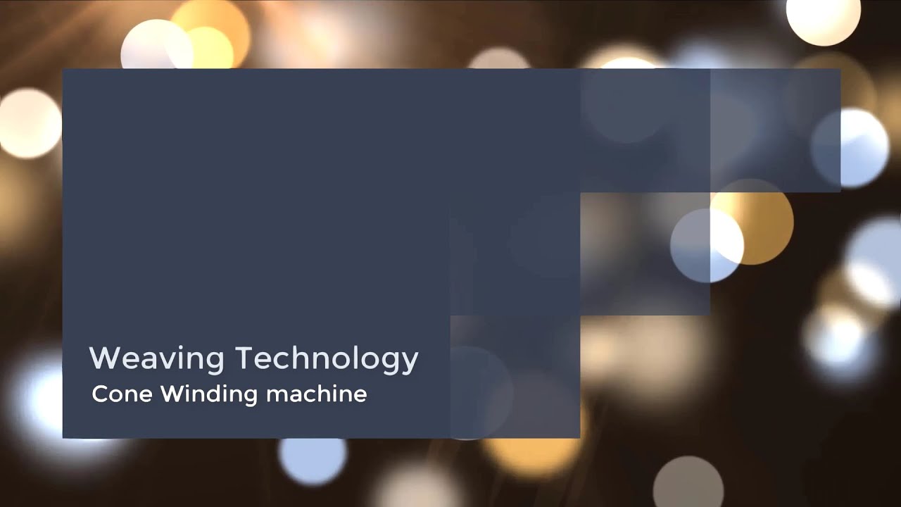 Weaving Technology || Winding: Cone Winding Machine (Simplified) - YouTube