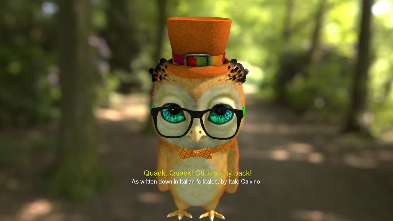 Quack, Quack, Stick to my back! - YouTube