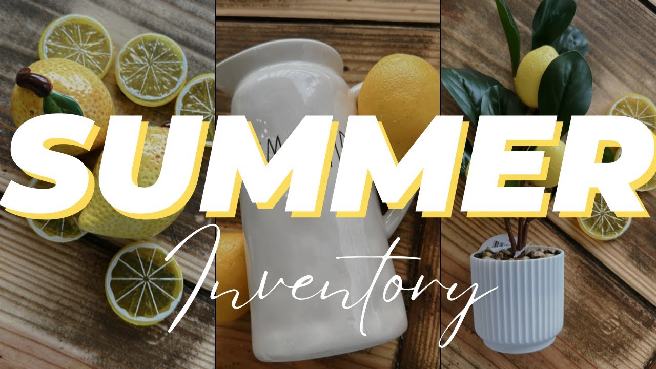 SUMMER INVENTORY 🍋🍋 - YouTube