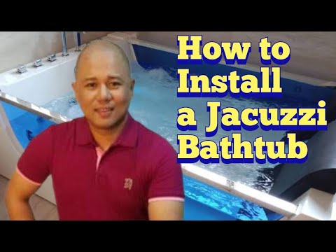 How to Install a Jacuzzi Bathtub - YouTube