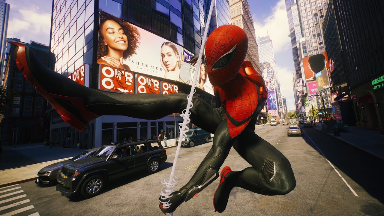 Marvel's Spider-Man 2 - Zero Assist Low Down Web Swinging - YouTube