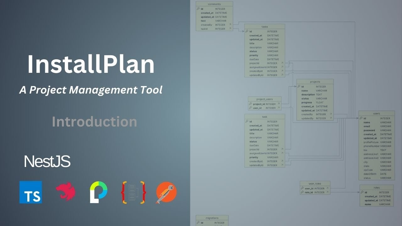 1 Introduction Installplan Nestjs Project Management Tool Youtube