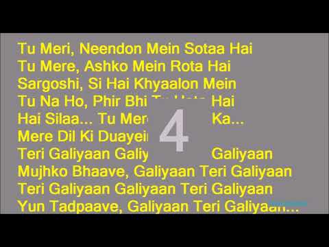 Galliyan - Ankit Tiwari (Karaoke)