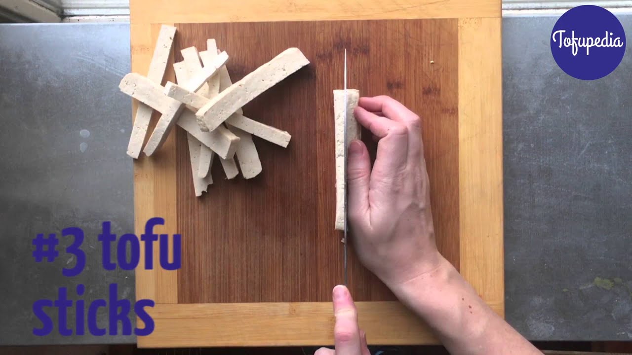 How to cut tofu? - YouTube