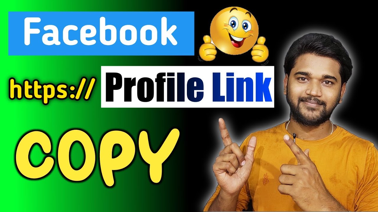 How To Copy Facebook Profile Link | Facebook Profile Ka Link Kaise Copy ...