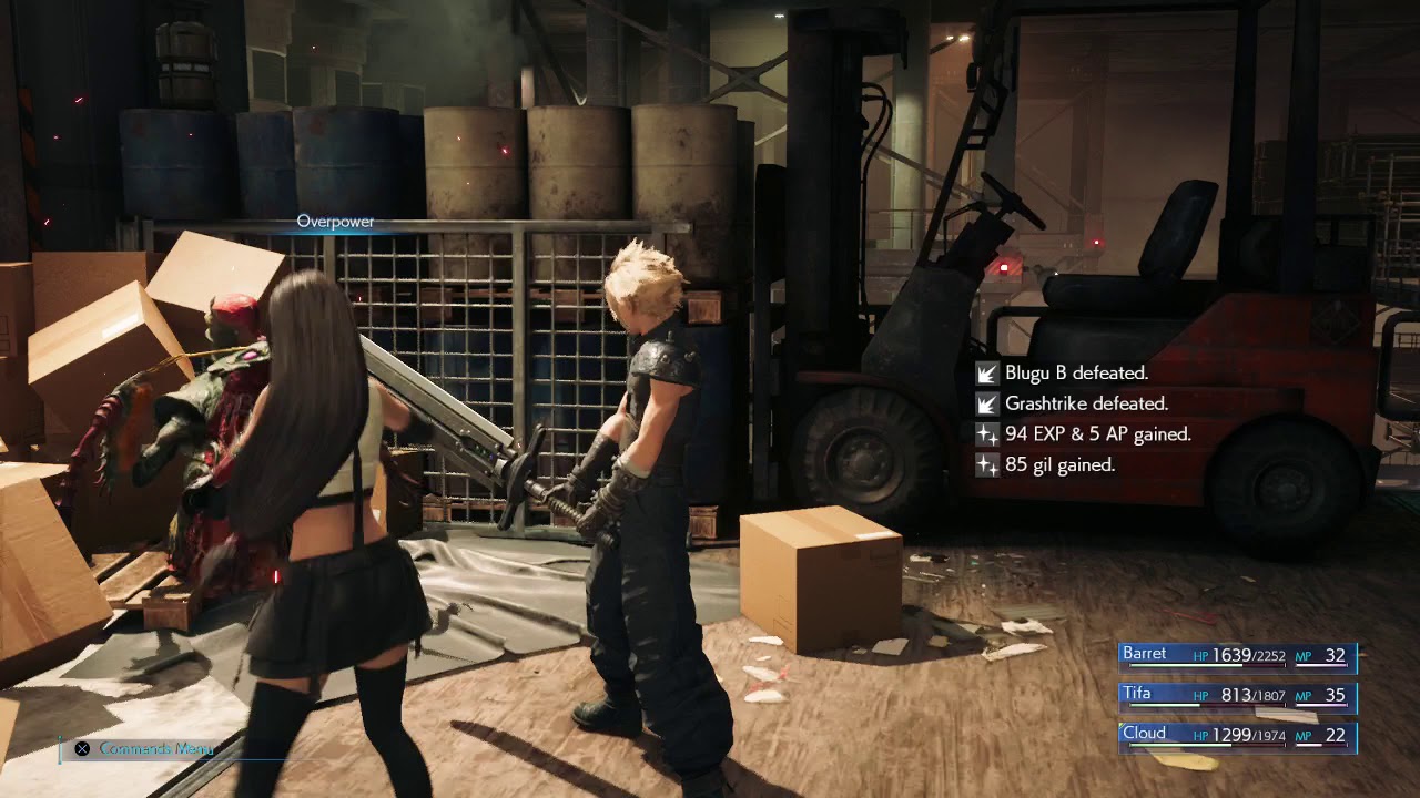Final Fantasy VII Remake Use Tifa Metal Knuckles New Ability Overpower ...