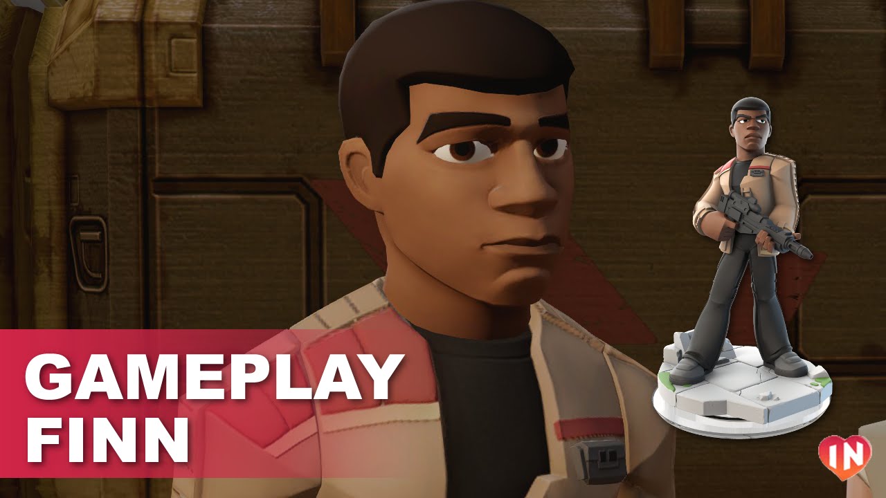 Finn Gameplay in Disney Infinity 3.0's The Force Awakens Playset - YouTube