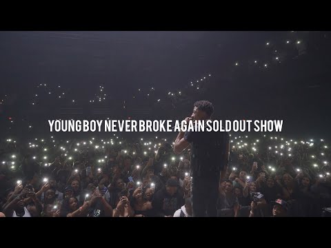 @NbaYoungBoy first show on the Still Flexin Still Steppin Tour, LOUIEKNOWS VLOG 26