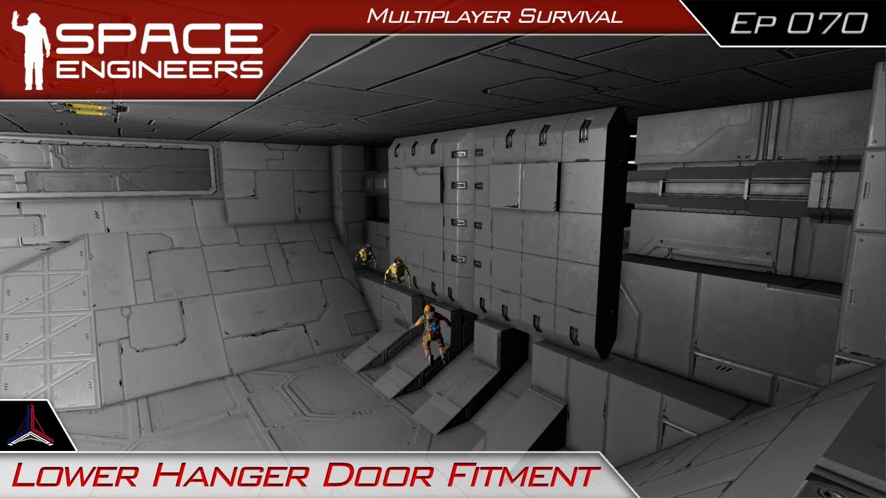 Lower Hanger Door Fitment | Space Engineers Survival - Modded ...