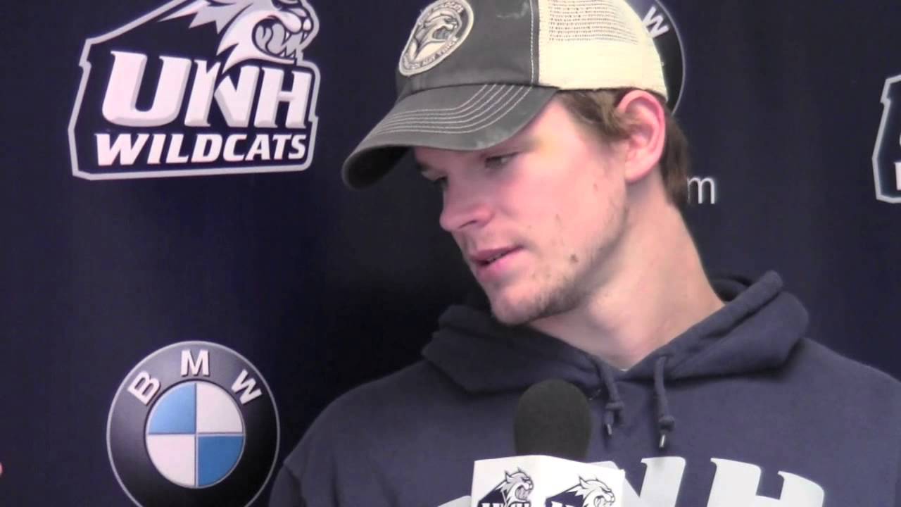 UNH Men's Hockey: Greg Burke interview on WBIN-TV (10/26/12) - YouTube