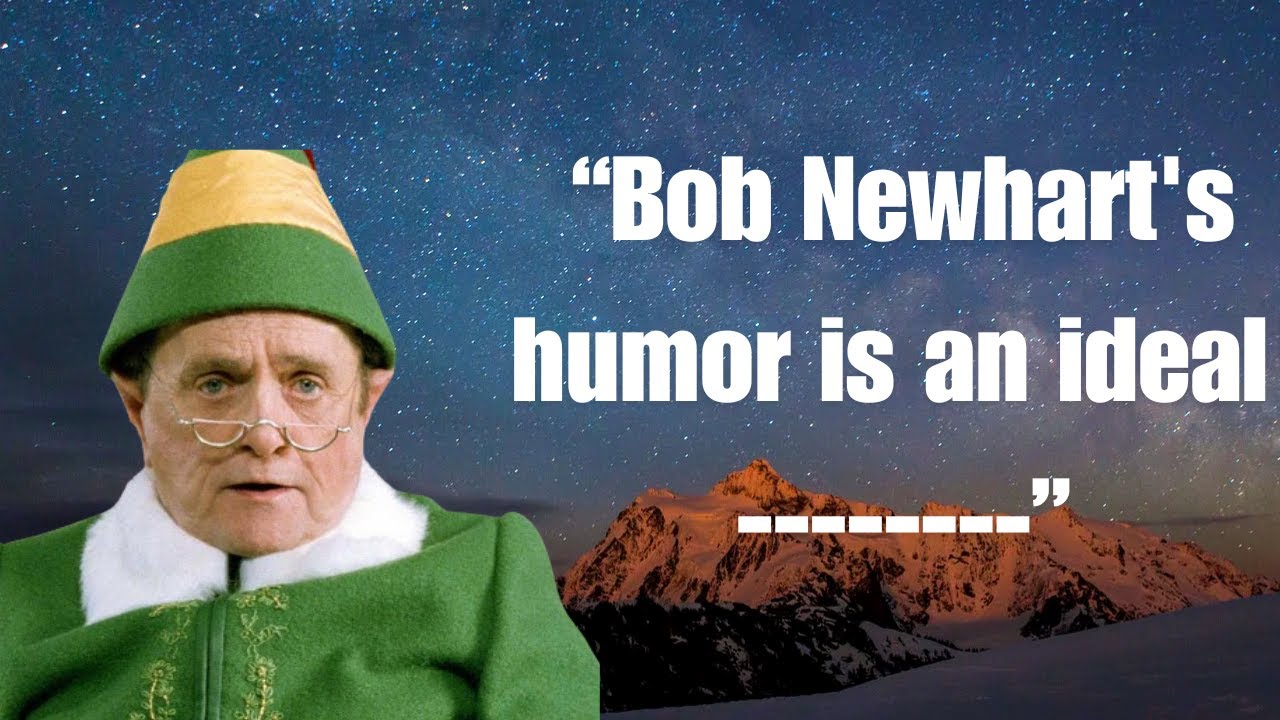 "50 Unique Quotes Celebrating the Comedy Genius of Bob Newhart" - YouTube
