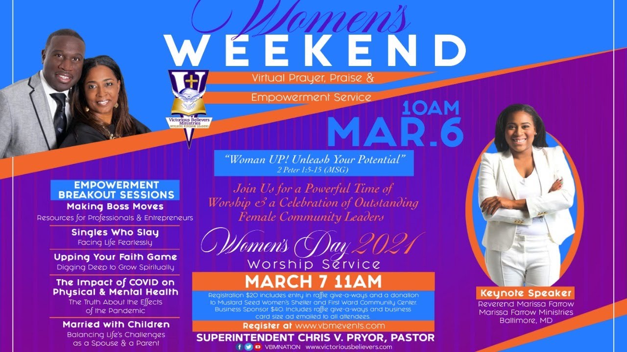 Annual Women's Day Worship Experience with Rev. Marissa Farrow - YouTube