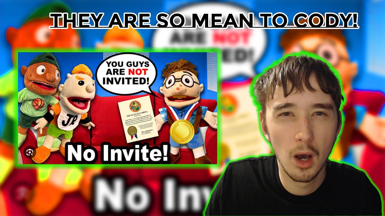 THEY WERE SO MEAN TO CODY! - SML Movie "No Invite!" Reaction! - YouTube