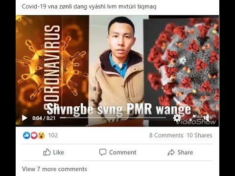 Covid-19 precaution in Rawang language (Covid-19 Zø̀nlì dang vyáshìràrì ...