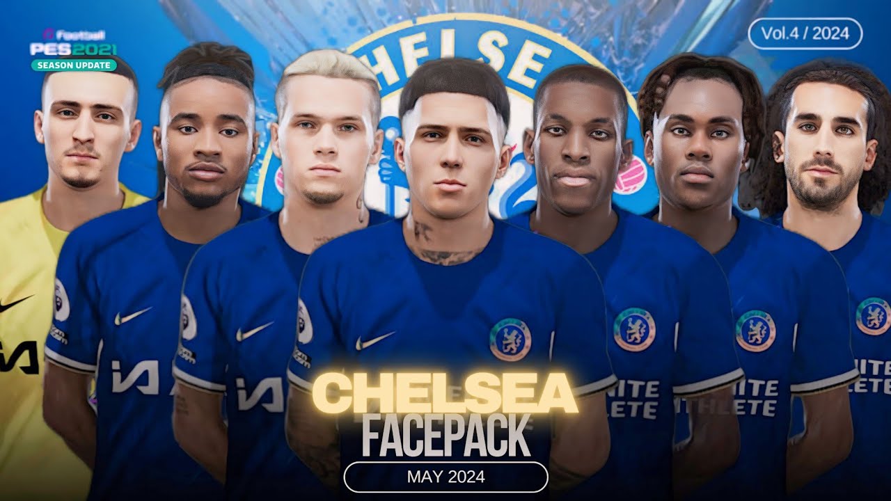 Chelsea Facepack Update Efootball Pes 2021 & FL24 (SIDER) PC - YouTube