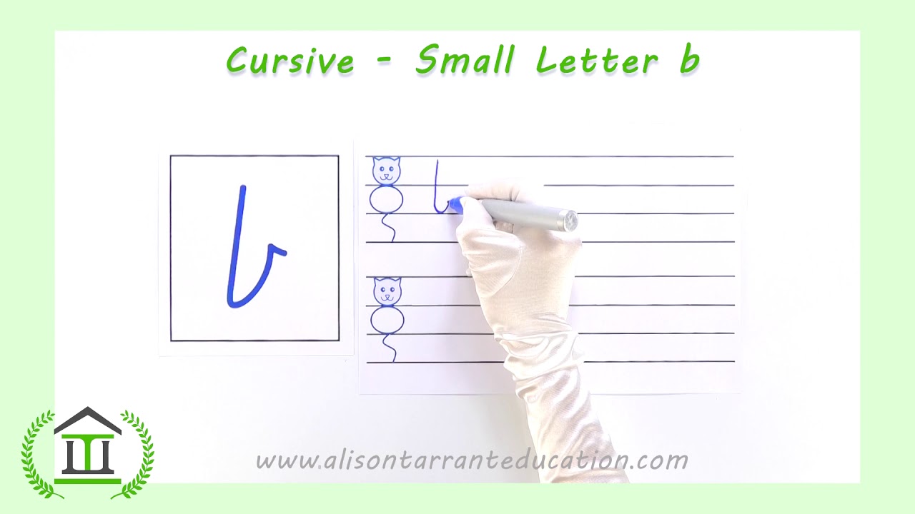 Small Letter B | English | Writing | Cursive | Handwriting | Alphabet ...